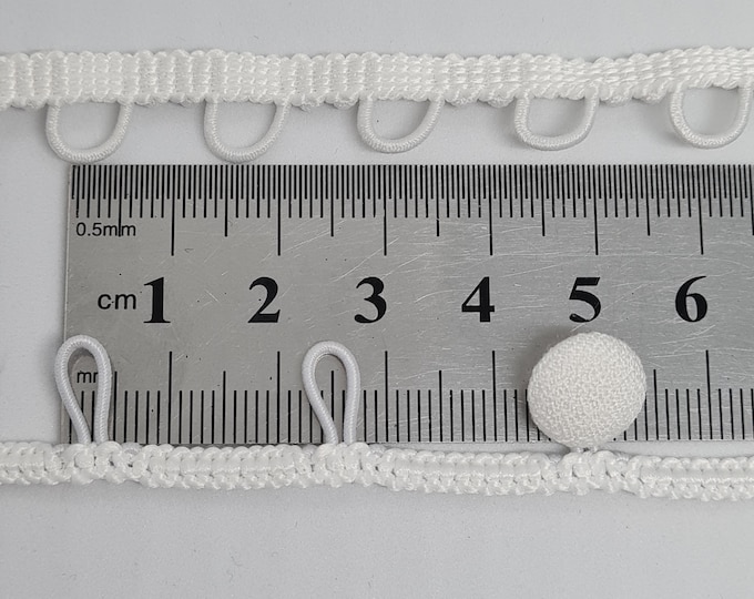 1/4 Button Loop Elastic 7132 - Etsy