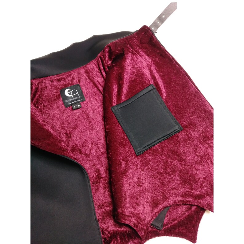 Vampire Cape Pockets Gothic Alternative Goth Halloween - Etsy