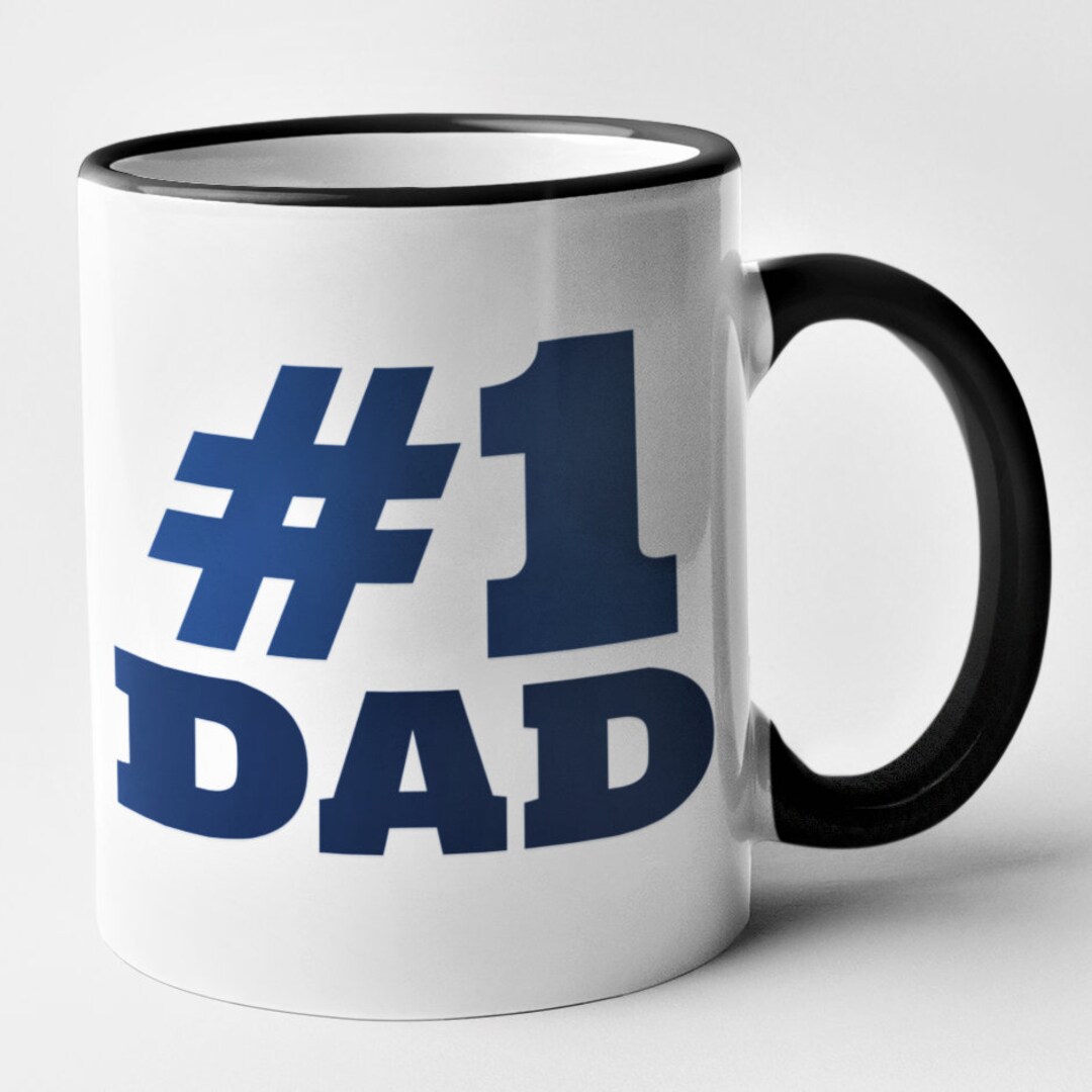 Number 1 Dad Mug Best Dad Father Birthday Present Funny Hilarious ...