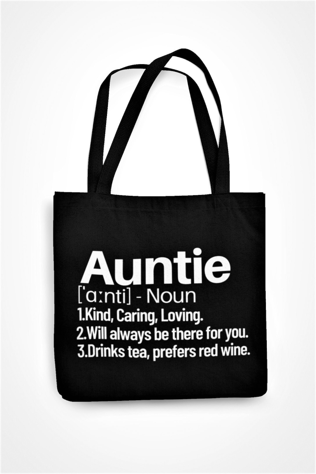 Auntie Noun Tote Bag Auntie Definition / Gift for Aunt / Noun / Gift ...