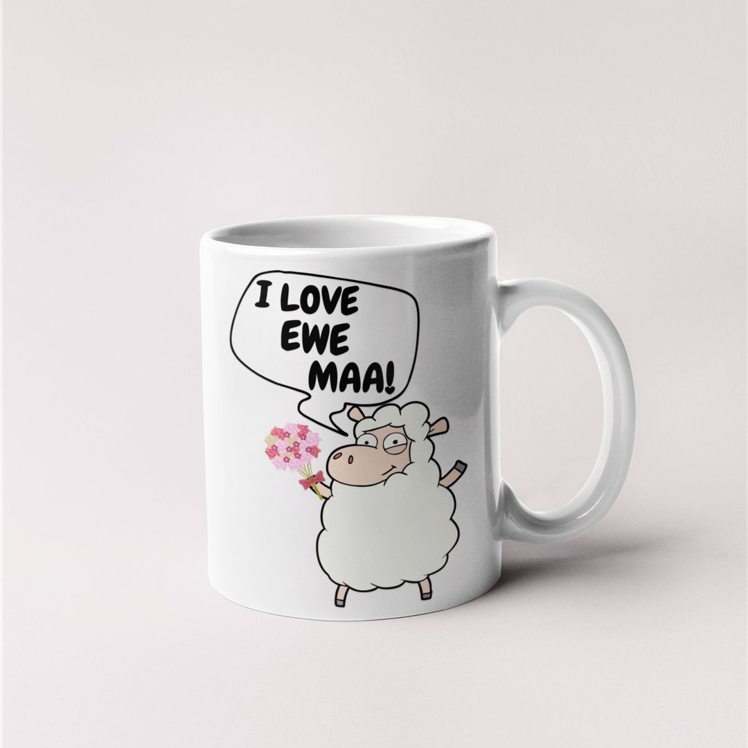 I Love Ewe Maa Cute Sheep Design for Mother's Birthday / - Etsy