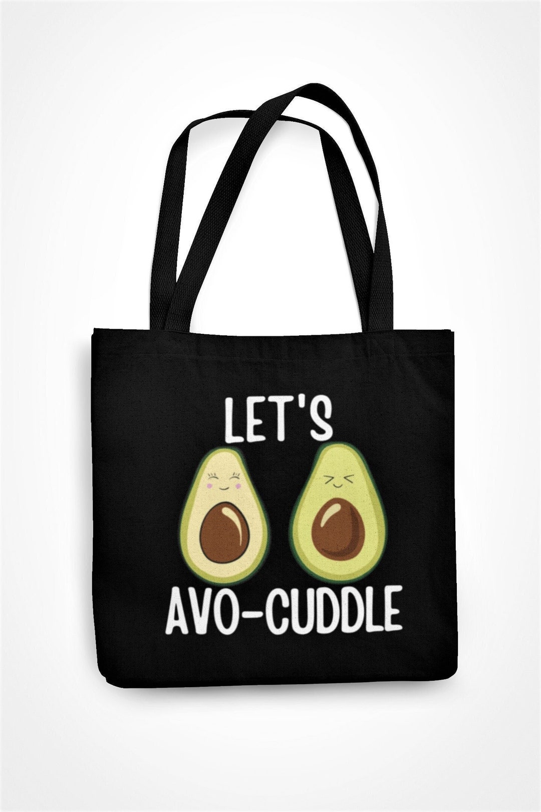 Let's Avo Cuddle Tote Bag Shopping Reusable Cute Valentines Anniversary ...