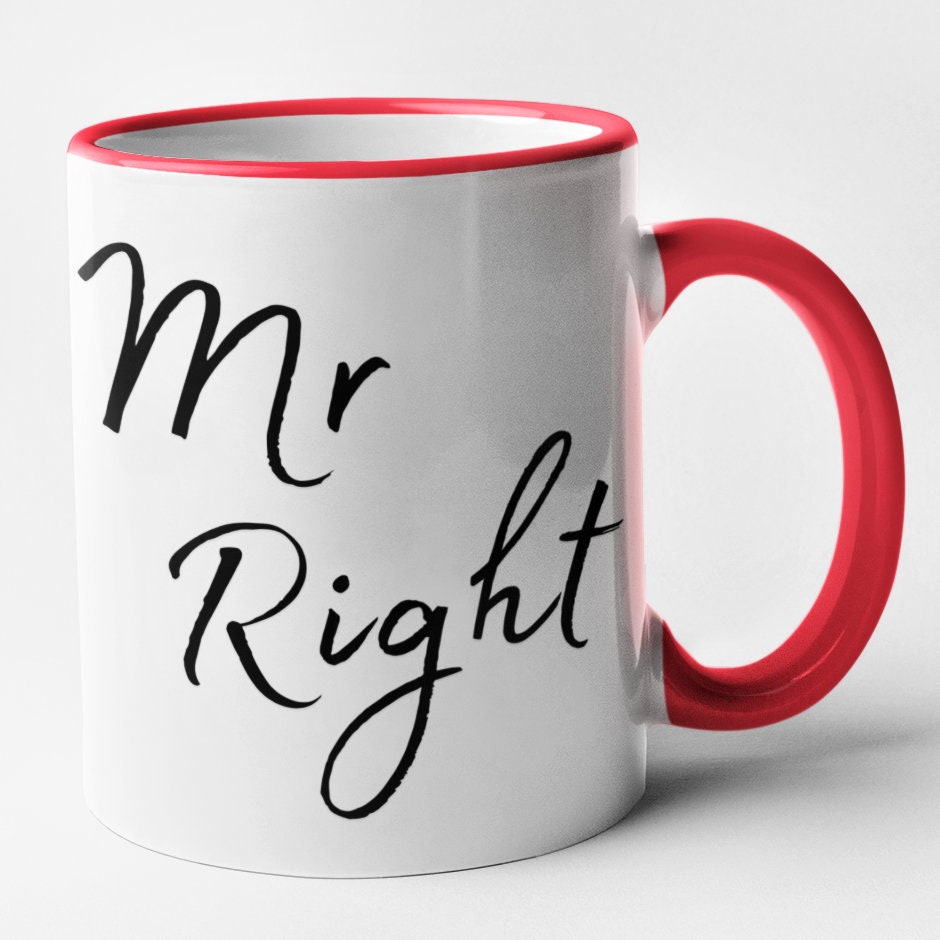 Mr Right & Mrs Always Right Set of Two Mugs Couple Gift - Etsy UK