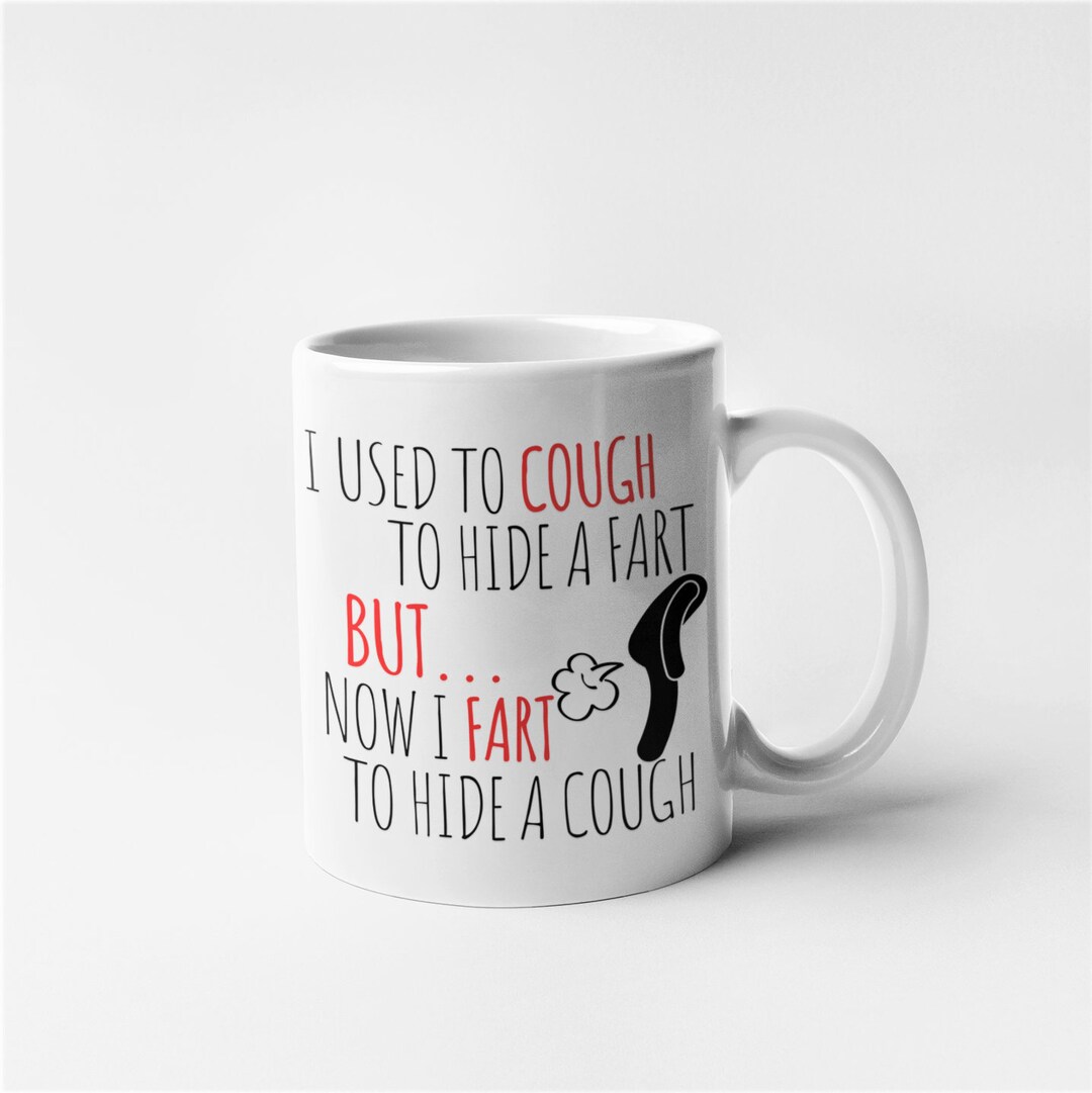 Social Distancing Fart Cough Lockdown Isolating Mug Funny Novelty ...