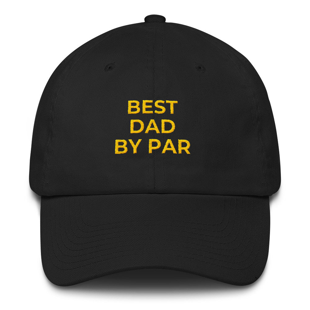 Best Dad by Par golf hat Golf hat Golf gift Personalized | Etsy
