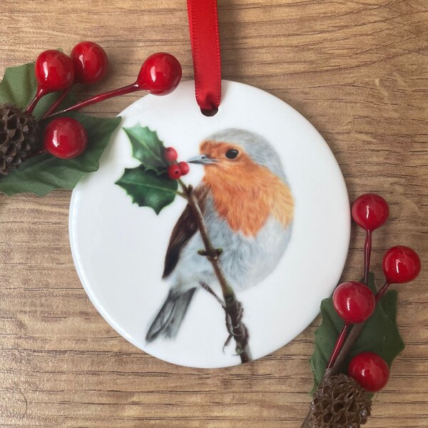 Ceramic Bird Ornaments - Etsy