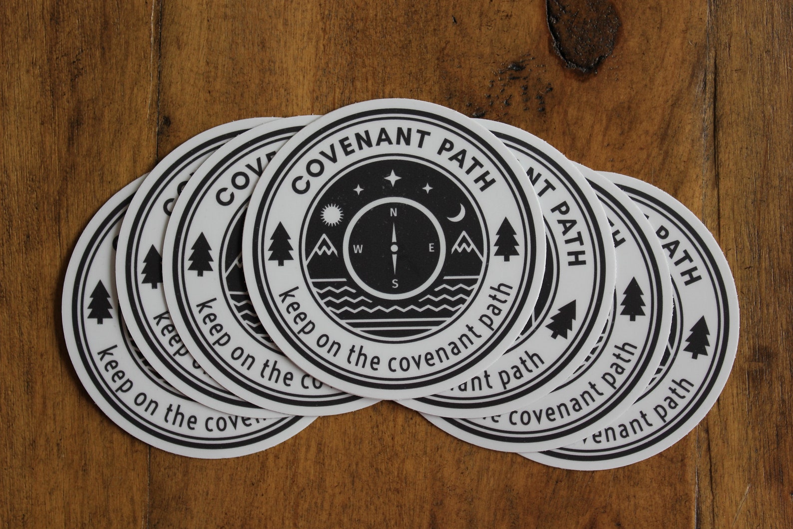 Set of 10 Keep on the Covenant Path Vinyl Stickers Covenant | Etsy