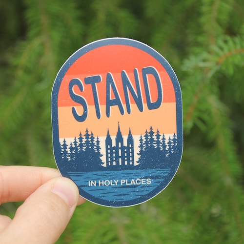Stand in Holy Places Vinyl Sticker Salt Lake Temple Sticker | Etsy