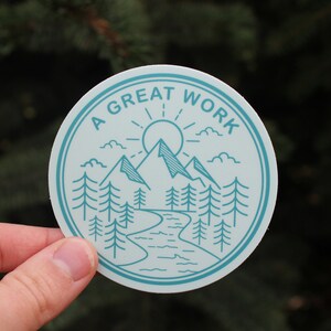 A Great Work Vinyl Sticker 2021 Youth Theme Sticker Girls - Etsy