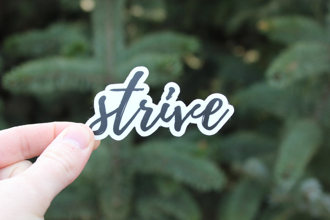 Strive to Be Vinyl Sticker, Handlettered Strive to Be, LDS Children and ...