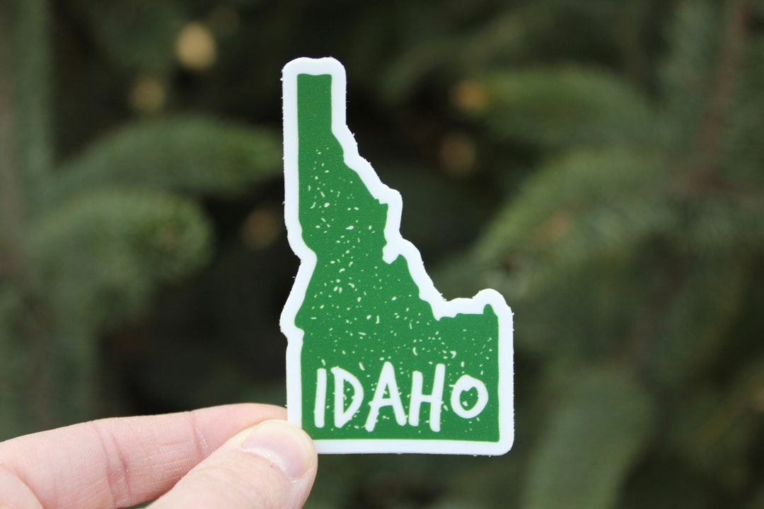 Idaho State Vinyl Sticker Idaho Sticker Idaho Idaho Gift - Etsy