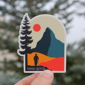 Keep Going Vinyl Sticker, Faith Sticker, Don't Quit, Keep Trying ...