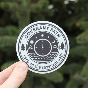 Keep on the Covenant Path Vinyl Sticker, Covenant Path Vinyl Sticker ...