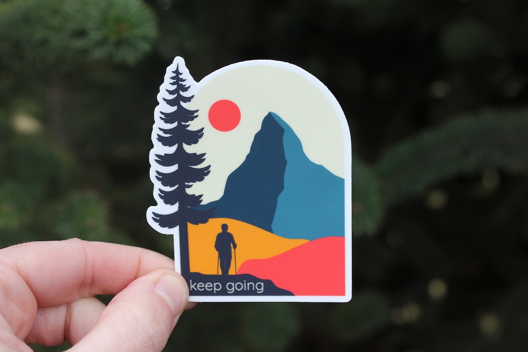 Keep Going Vinyl Sticker, Faith Sticker, Don't Quit, Keep Trying ...