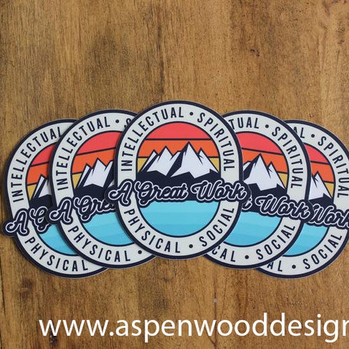 Set of 10 2021 Youth Theme Vinyl Stickers A Great Work Vinyl - Etsy