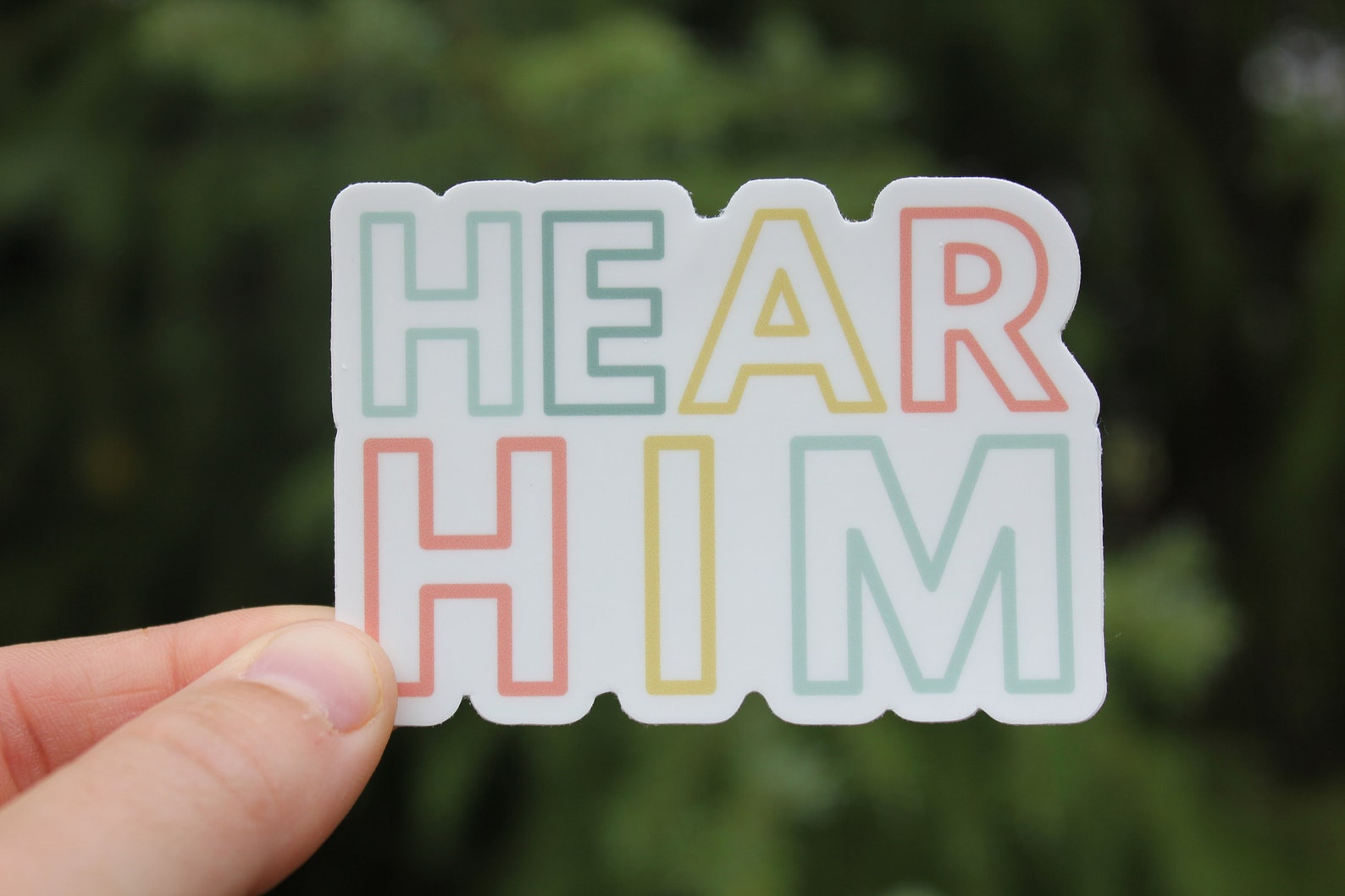Set of 10 Hear Him Vinyl Stickers Hear Him Sticker Young - Etsy