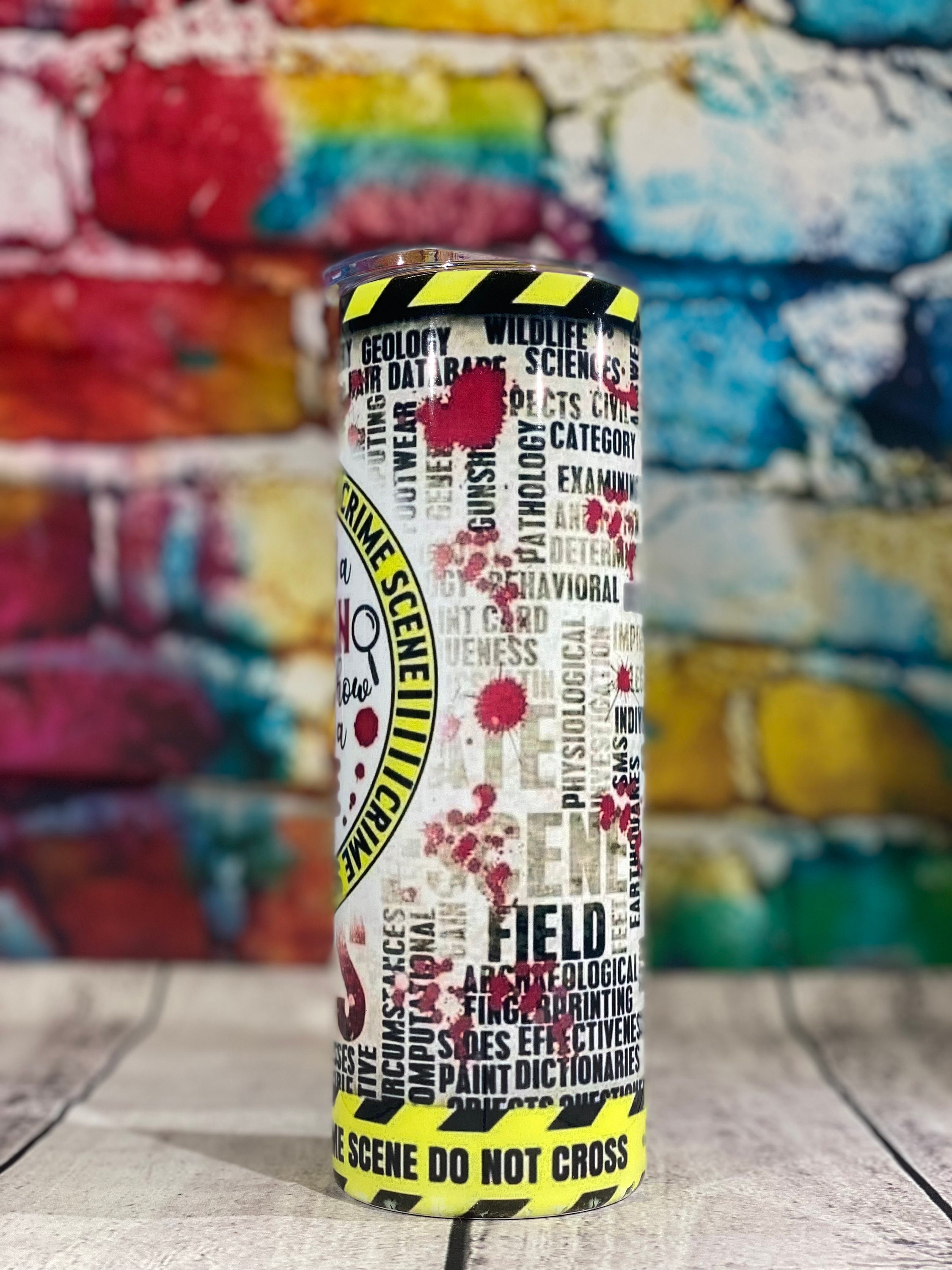Crime Scene Investigation Tumbler CSI Custom Gift for Her True Crime ...