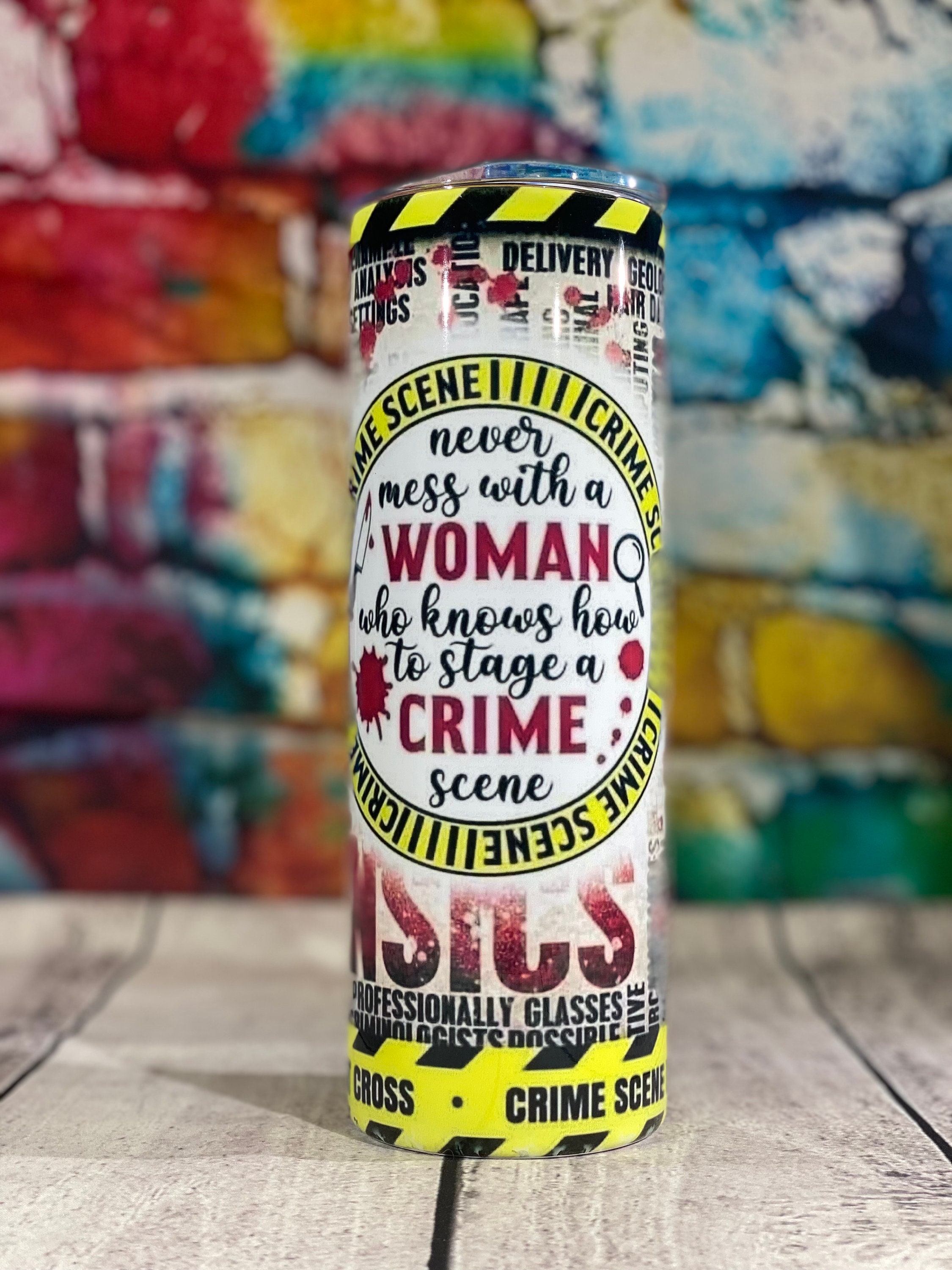 Crime Scene Investigation Tumbler CSI Custom Gift for Her True Crime ...