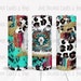 Wild Soul Cow Skull Western Tumbler Wrap, Cowhide, Boho, Skinny Tumbler ...
