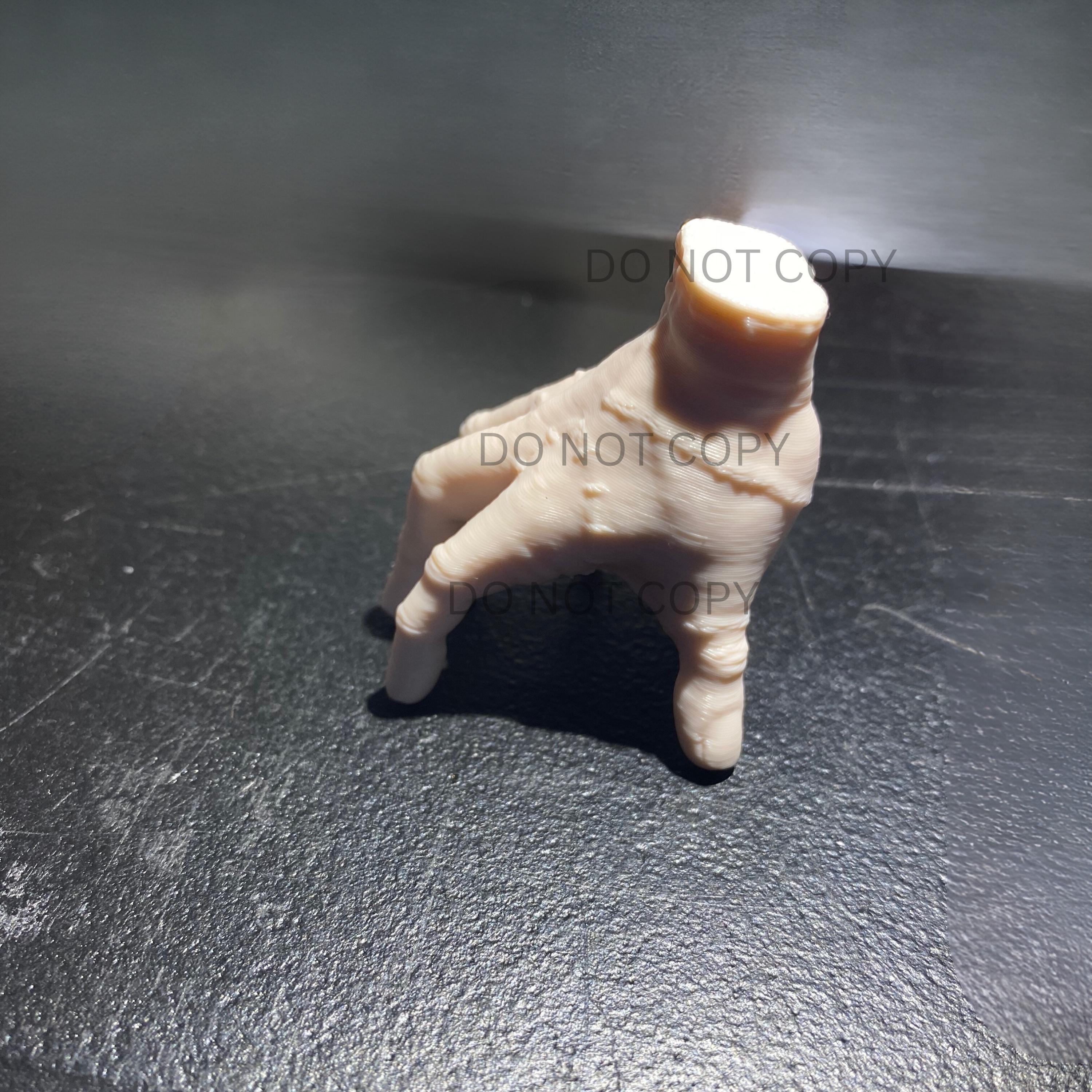 Thing Hand 3D Printed Severed Hand Perfect for Tumbler Toppers Cupcake ...