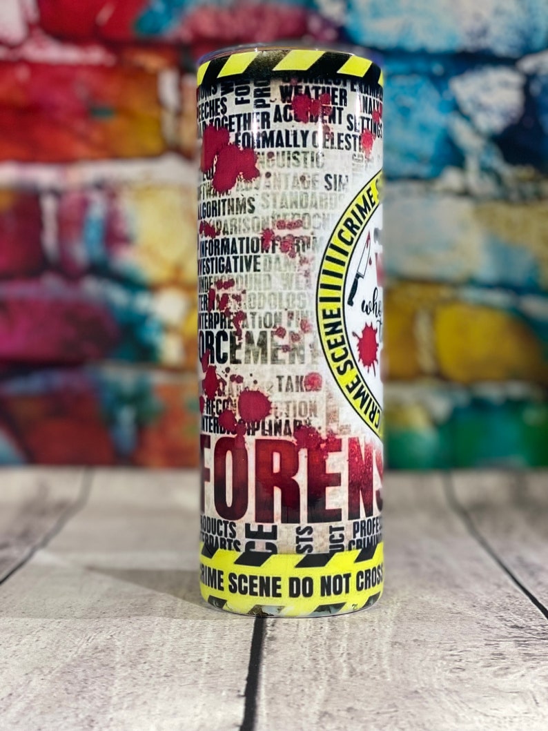 Crime Scene Investigation Tumbler CSI Custom Gift for Her True Crime ...