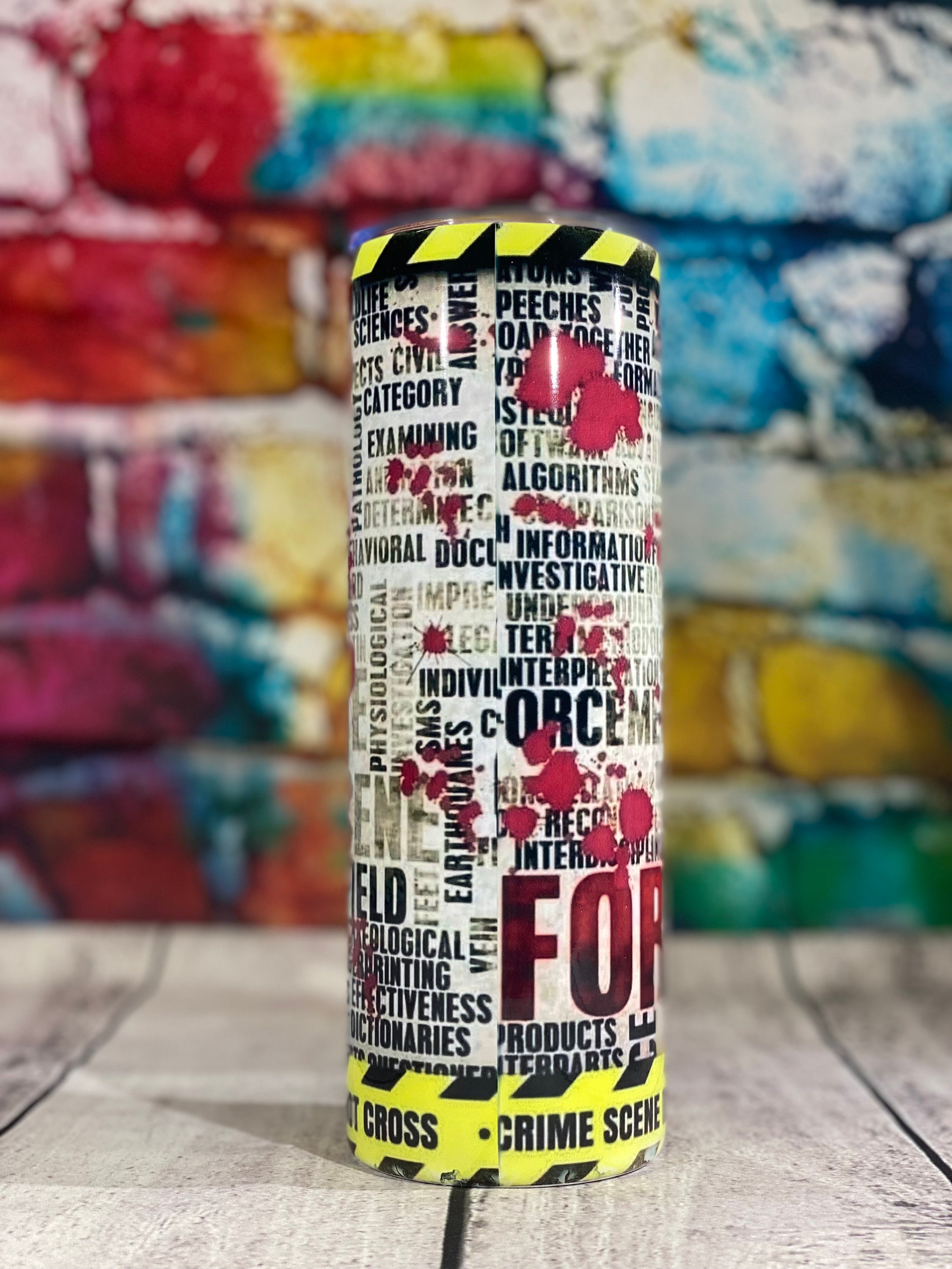 Crime Scene Investigation Tumbler CSI Custom Gift for Her True Crime ...
