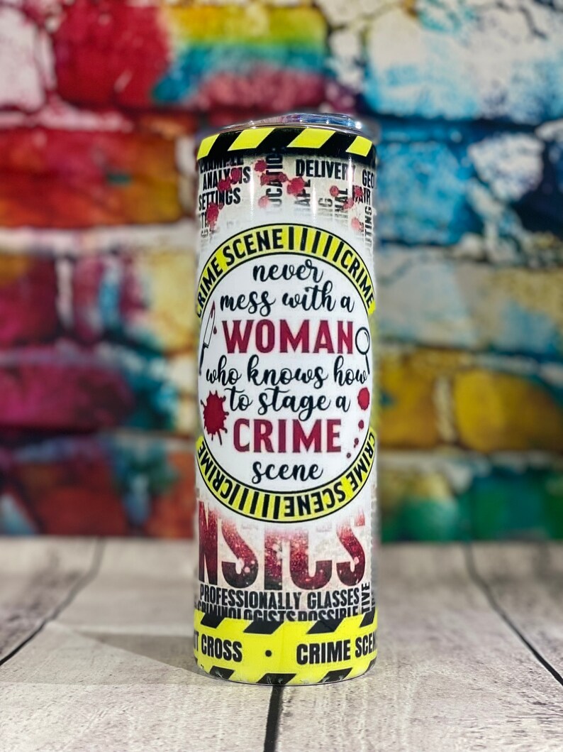 Crime Scene Investigation Tumbler CSI Custom Gift for Her True Crime ...