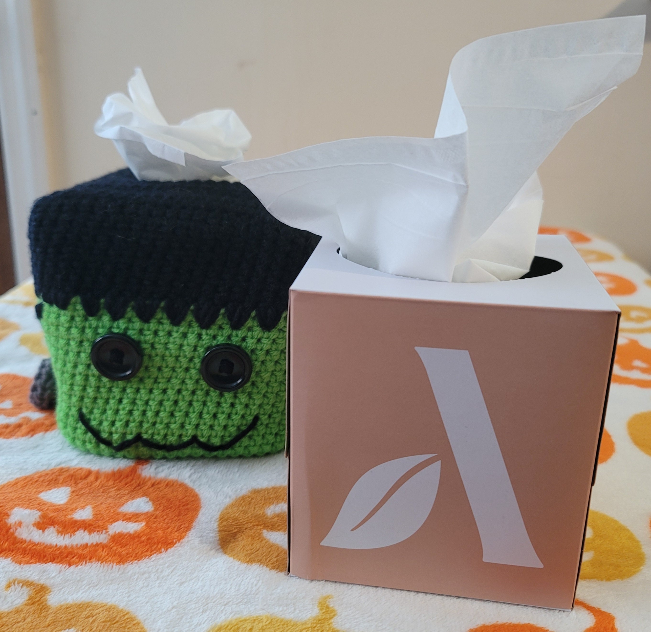 Frankenstein Tissue Box Cover - Etsy