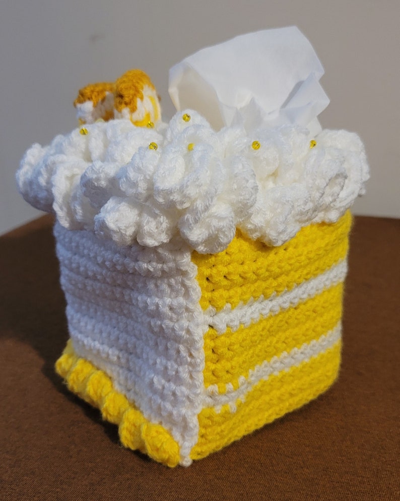 Lemon Cake Tissue Box Cover - Etsy
