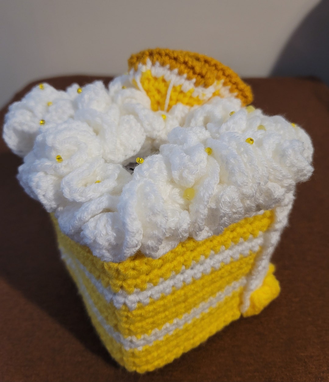 Lemon Cake Tissue Box Cover - Etsy