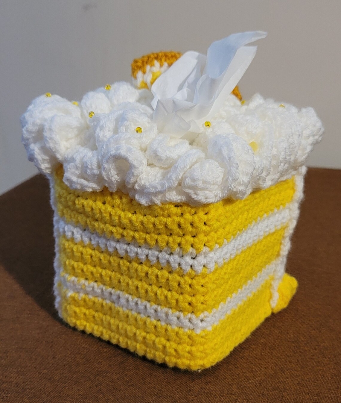 Lemon Cake Tissue Box Cover - Etsy