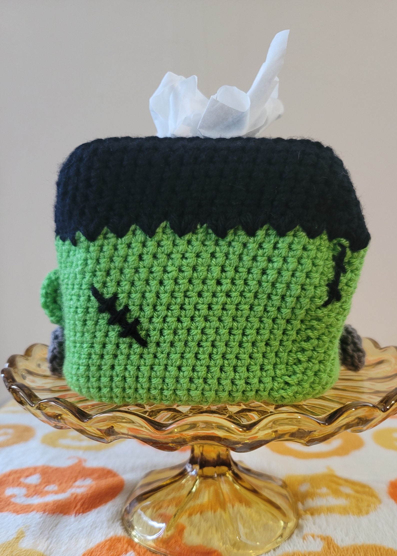 Frankenstein Tissue Box Cover - Etsy