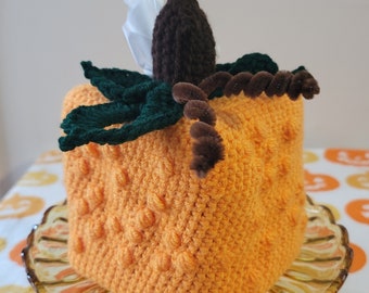 Pumpkin Tissue Box Cover - Etsy