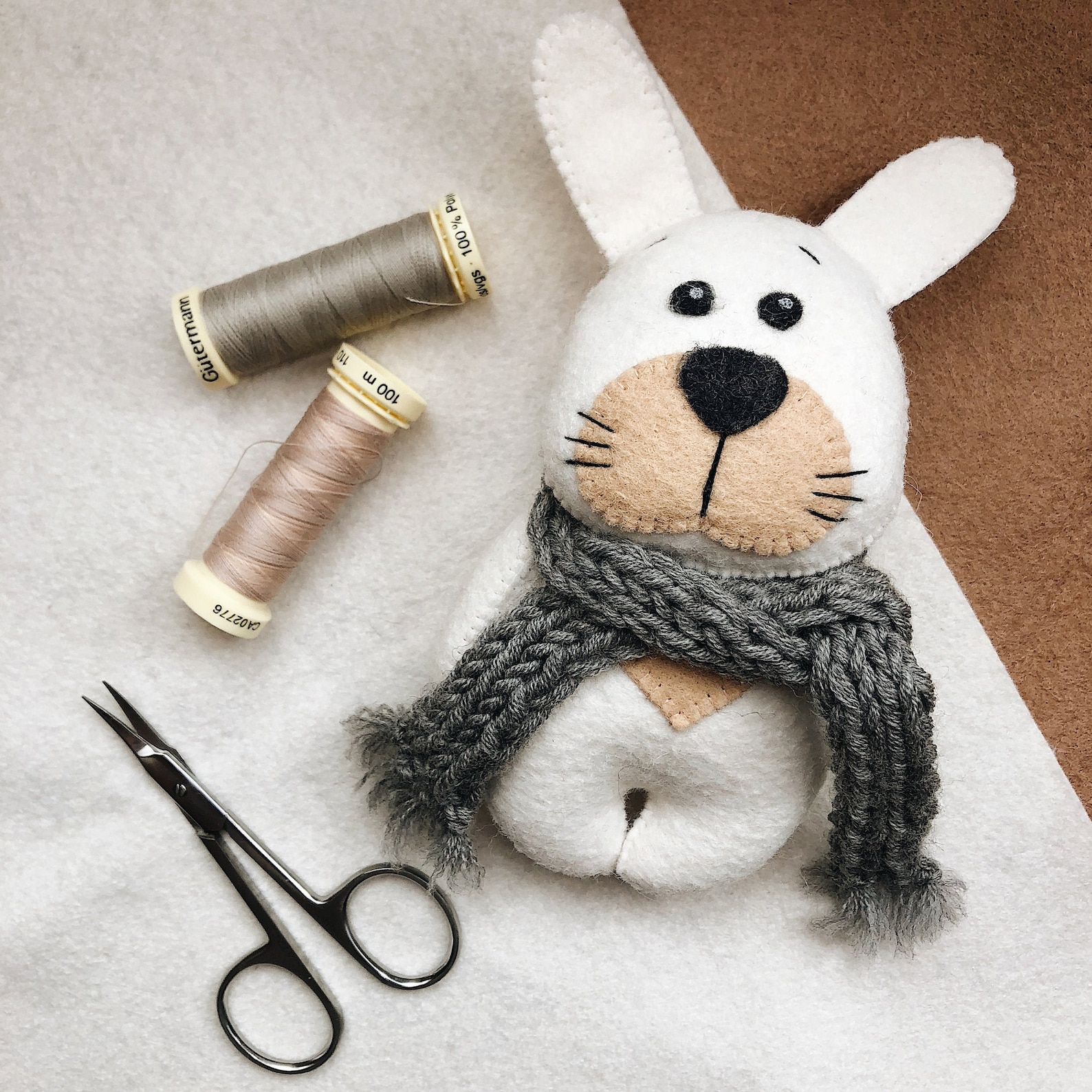 Toy Bunny PDF Pattern Step by Step Sewing Tutorial, Stuffed Animal PDF ...