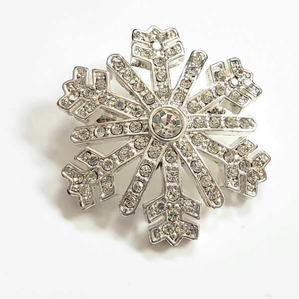 Snowflake Brooch Pin - Etsy