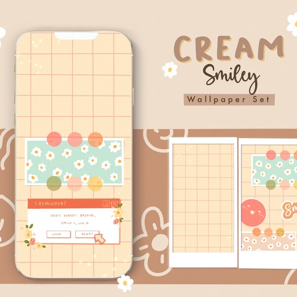 Cream Aesthetic Wallpaper Iphone - Etsy
