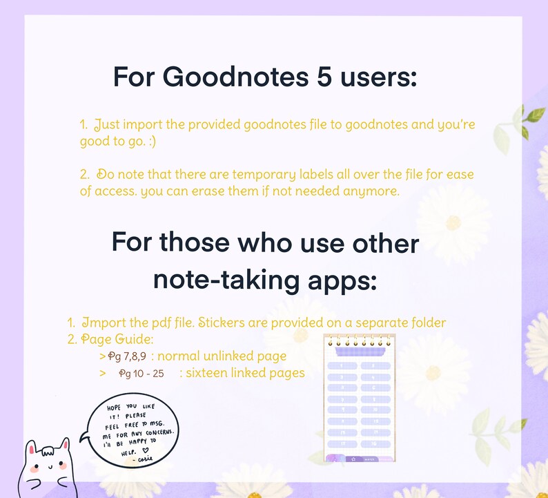 Minimalist Purple Pastel Digital Planner for iPhone Goodnotes 5 ...