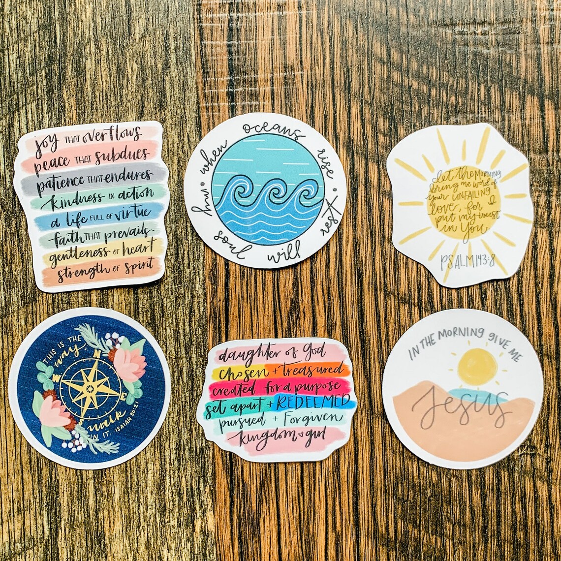 Fruit of Spirit Joy That Overflows Bible Journal Waterproof Sticker ...