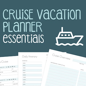 Cruise Vacation Planner Printable - Cruise Planning Essentials ...