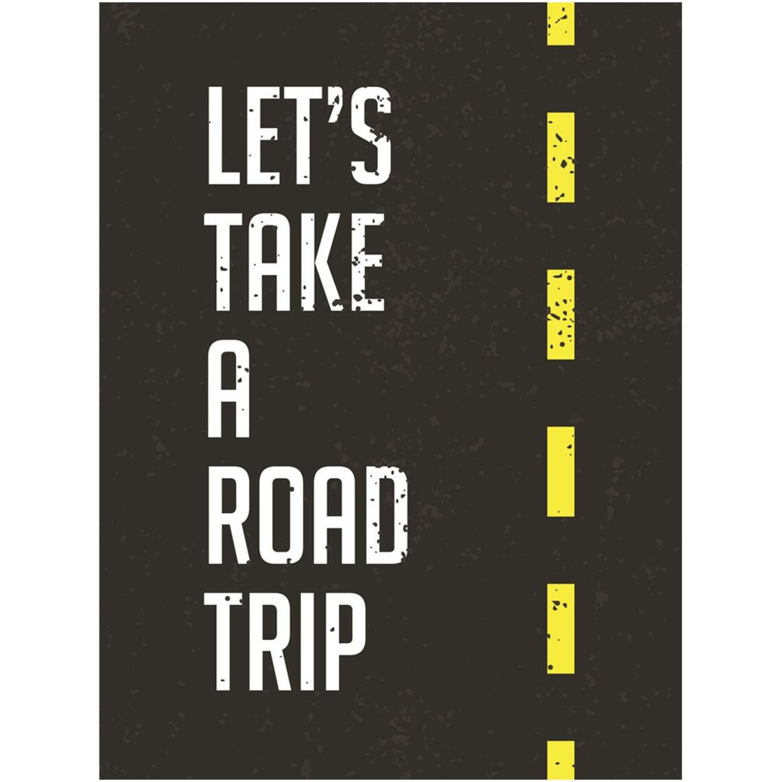 Let's Take A Road Trip Poster | 18x24" Travel Poster | Road Trip ...
