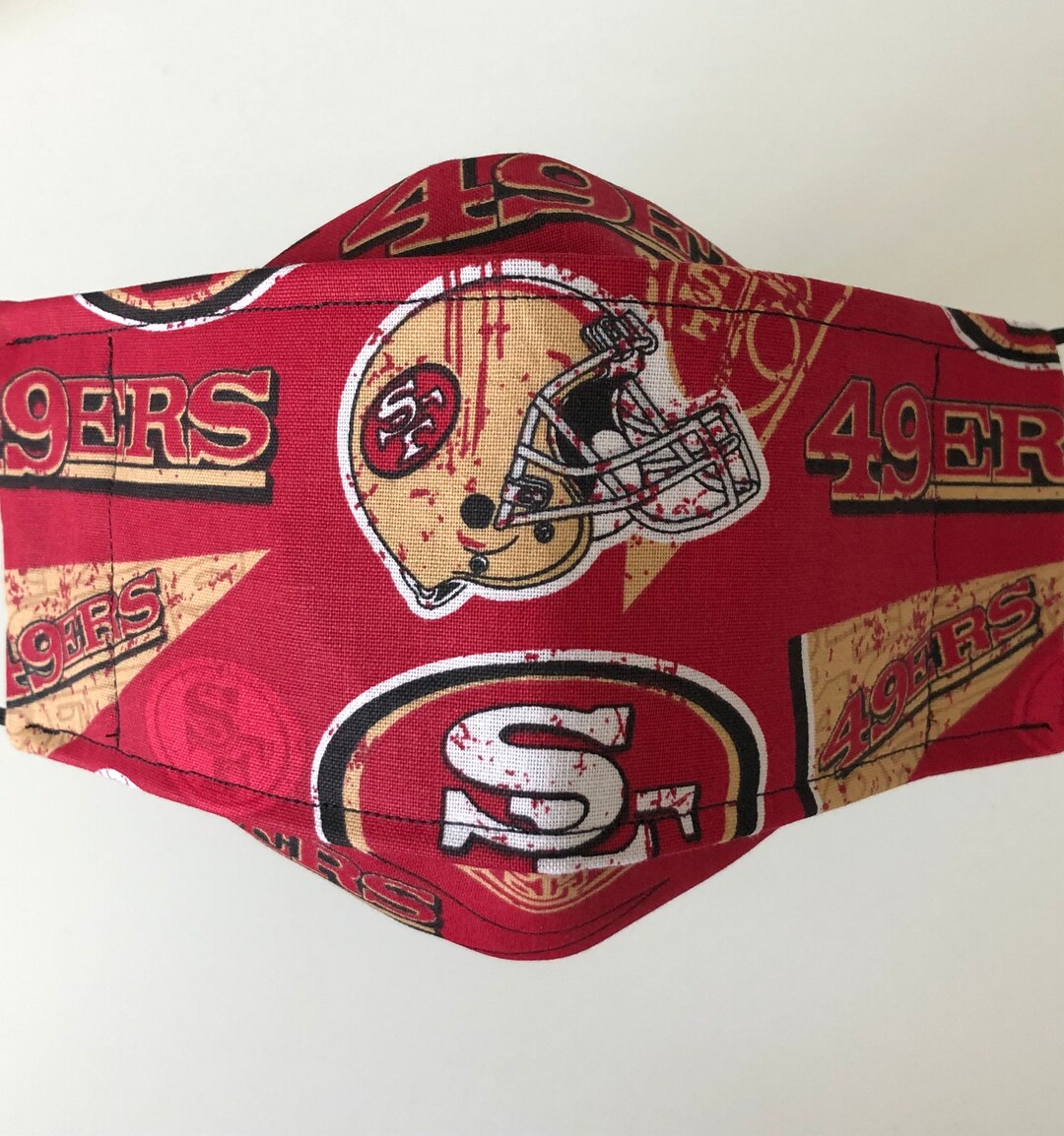 San Francisco 49ers Print Face Mask. Face Covering. Choose - Etsy