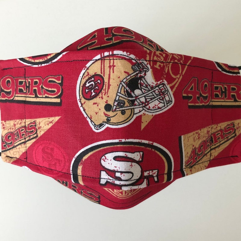 San Francisco 49ers Face Mask - Etsy