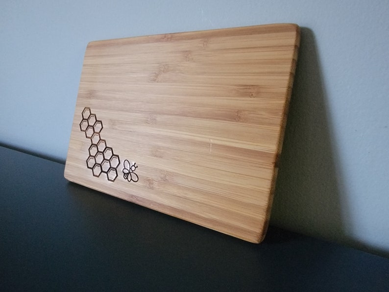 Bee & Honeycomb Cutting Board - Etsy