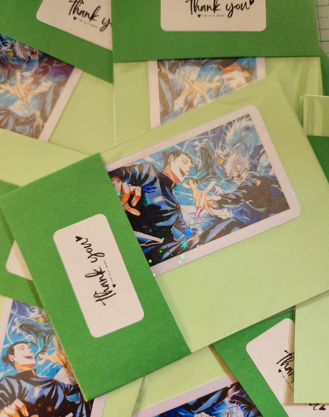 Jujutsu Kaisen Holography Stickers for Laptop,water Bottle,hydroflask,skateboard Phone ...