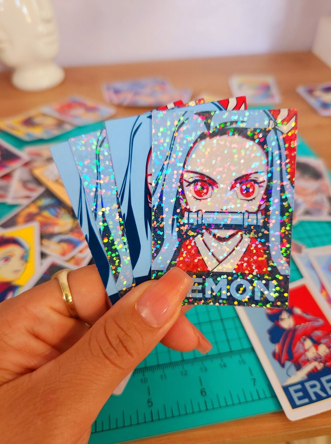 2pcs Demon Slayer Stickers for Laptopwater - Etsy