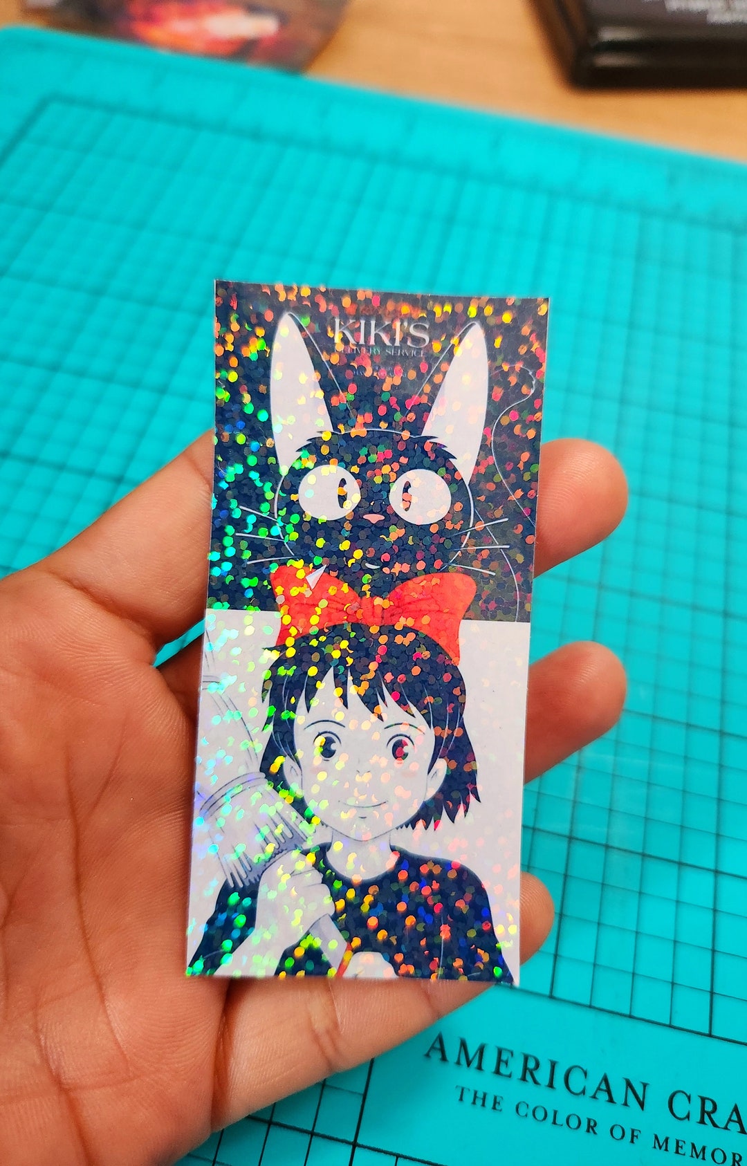 Kiki Food Delivery Cat Jiji Studio Ghibli Stickers for Laptop,water Bottle,hydroflask,skateboard ...