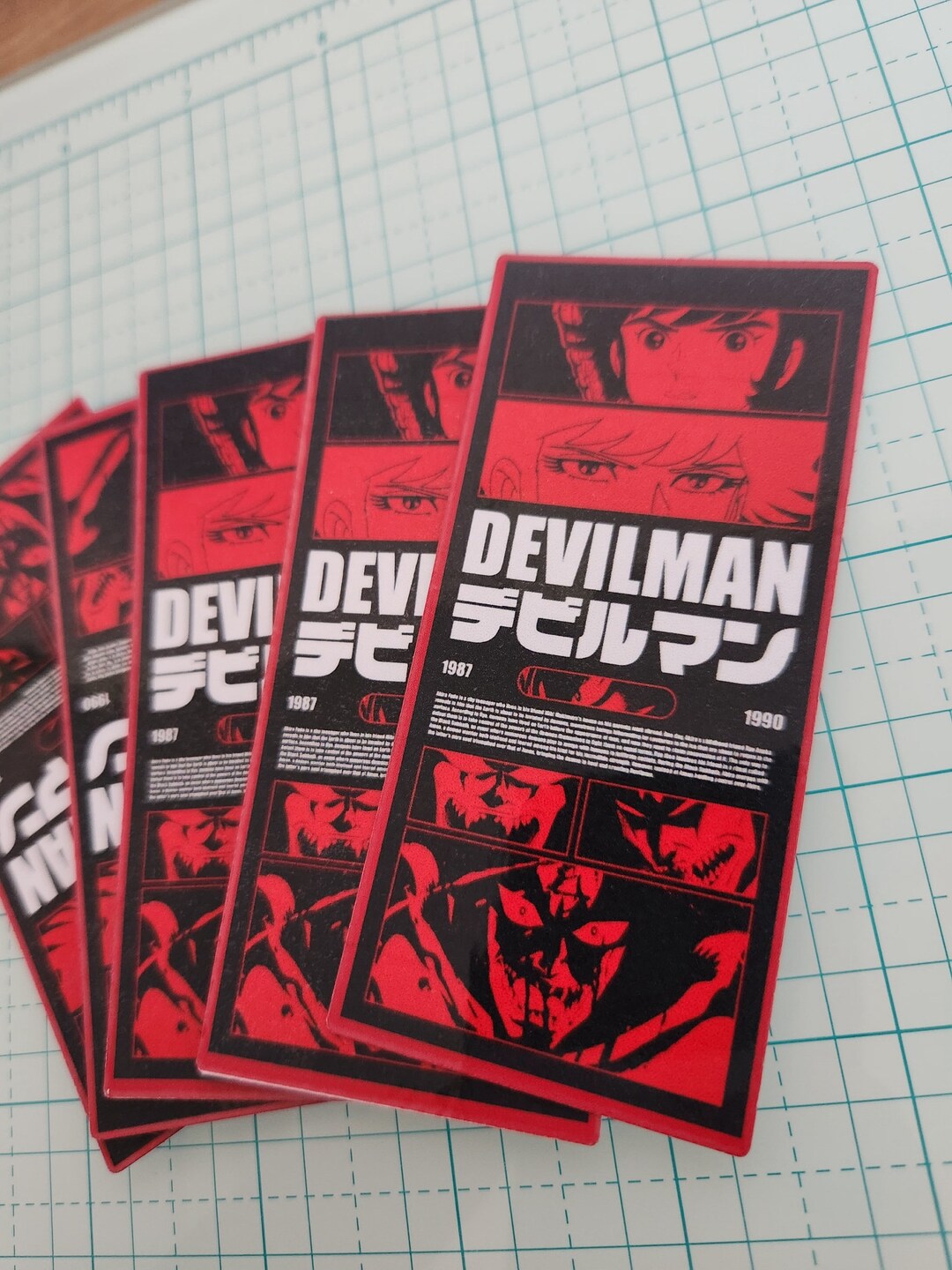Devilman Stickers for Laptop,water Bottle,hydroflask,skateboard Phone ...