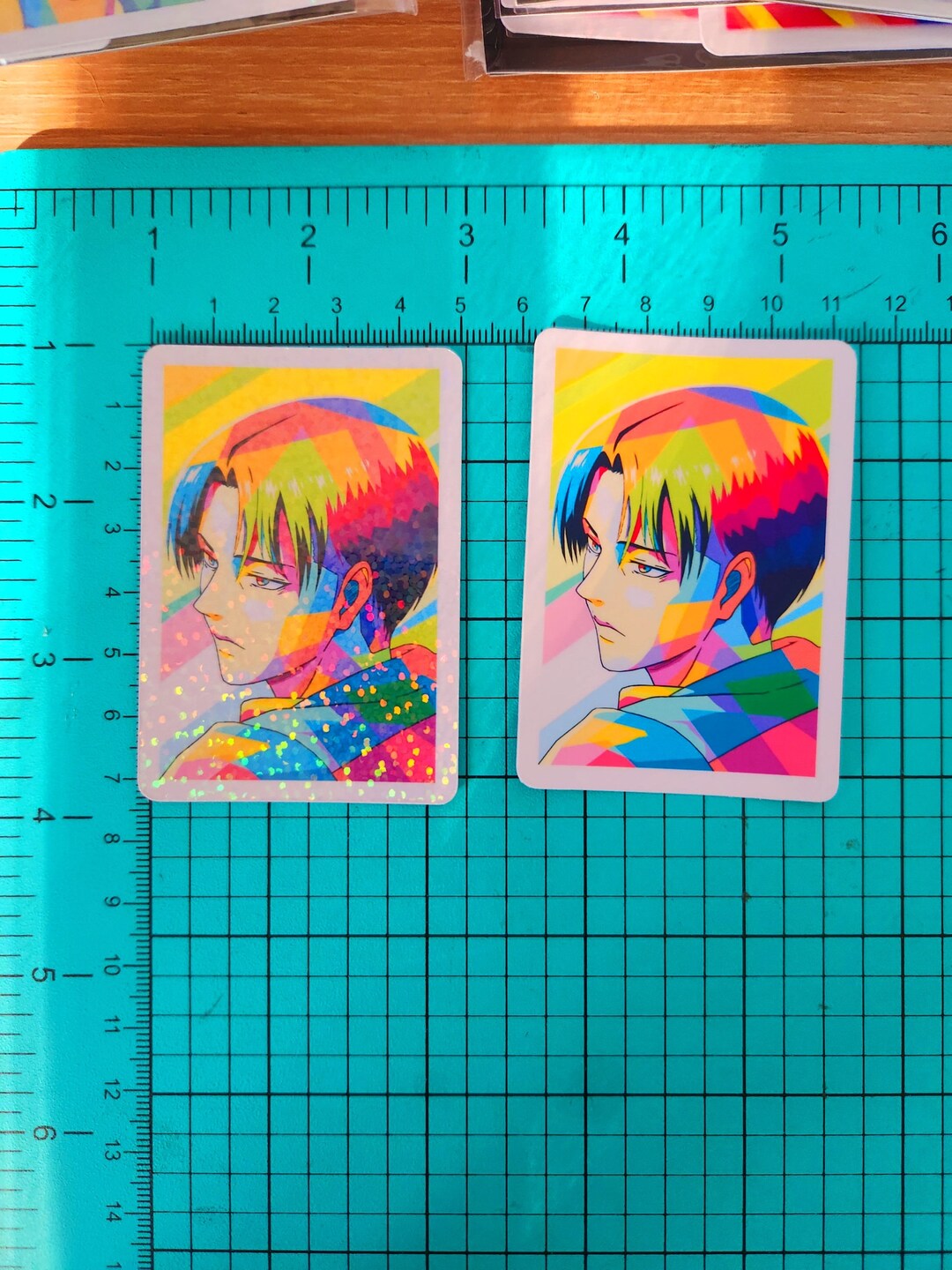 2pcs Attack on Titan Levi Ackerman Stickers for Laptopwater - Etsy