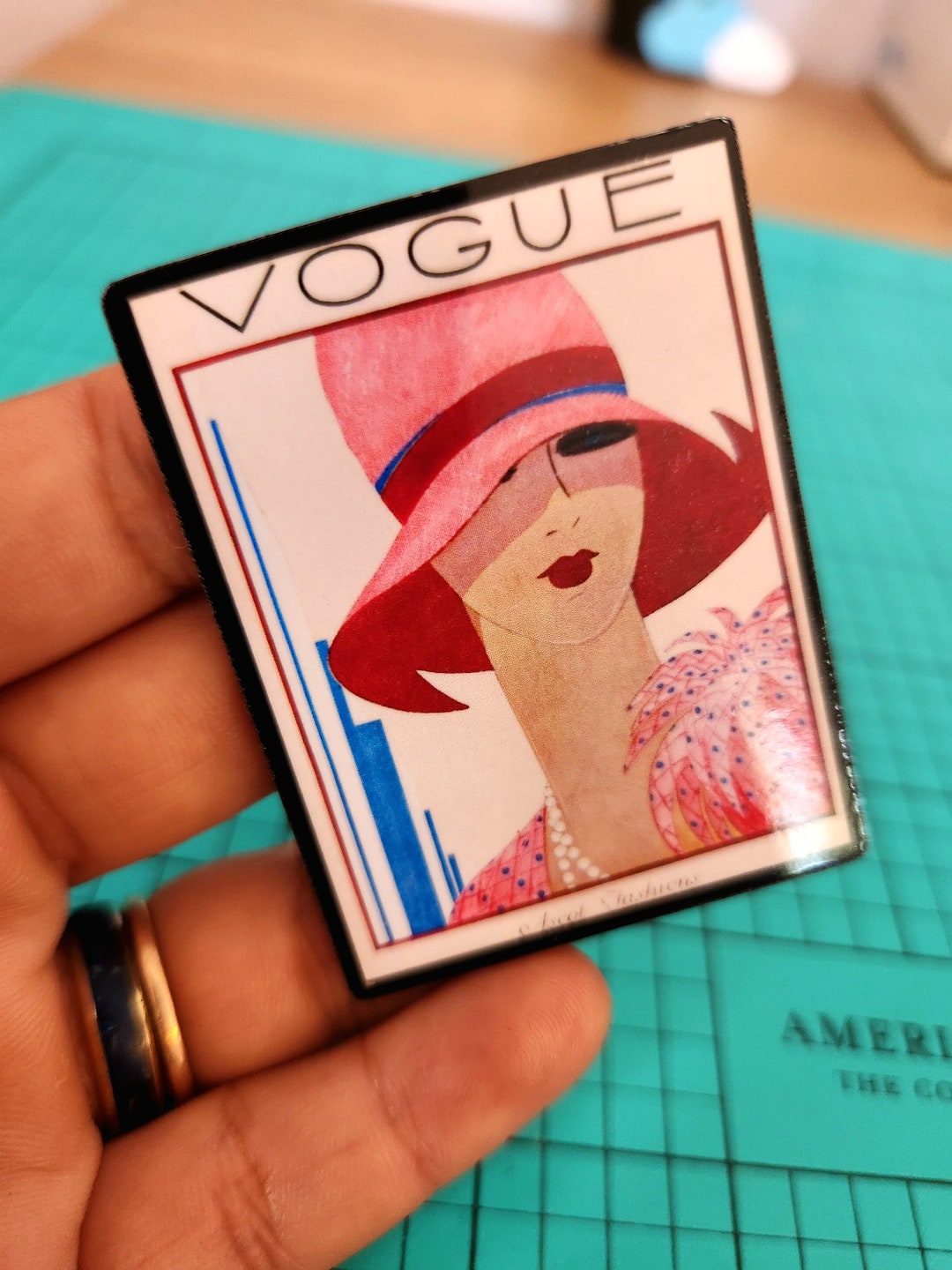 Vogue Magazine Sticker 4pcs - Etsy