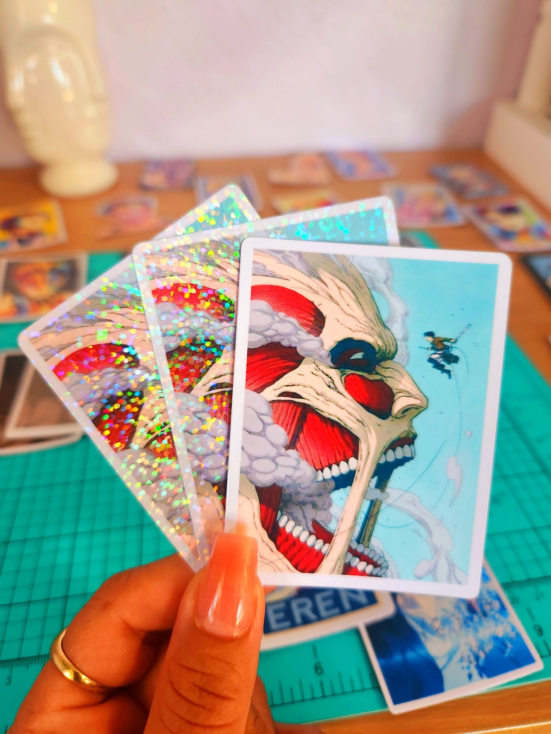 2pcs Attack on Titan Eren Jaeger Stickers for Laptopwater - Etsy